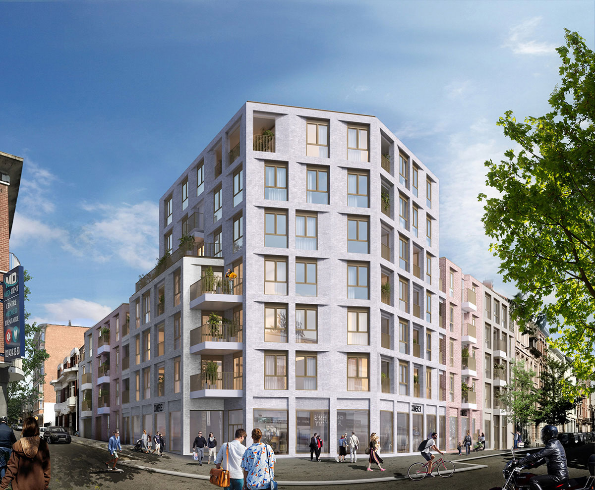 Construction de 46 logements à Molenbeek-Saint-Jean - Atelier Des ...